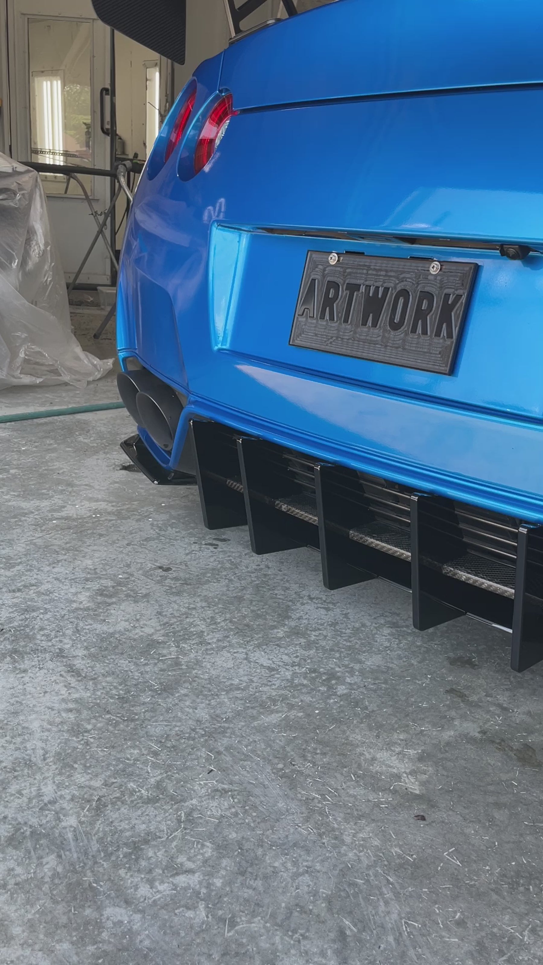 Rear Diffuser - Nissan GT-R R35 08-16
