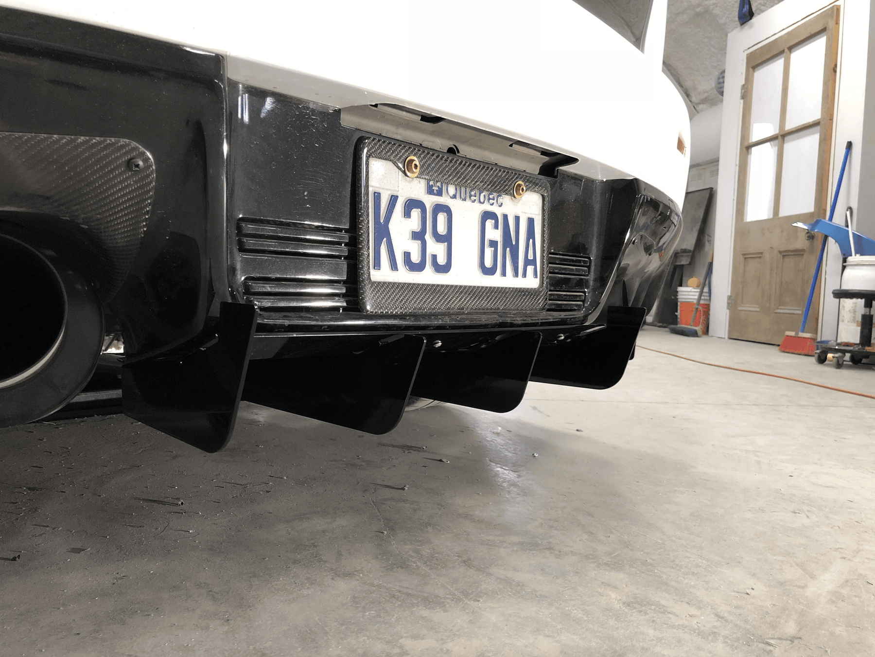 Aluminum Rear Diffuser 3 Pcs - Mitsubishi Lancer EVO 08-16
