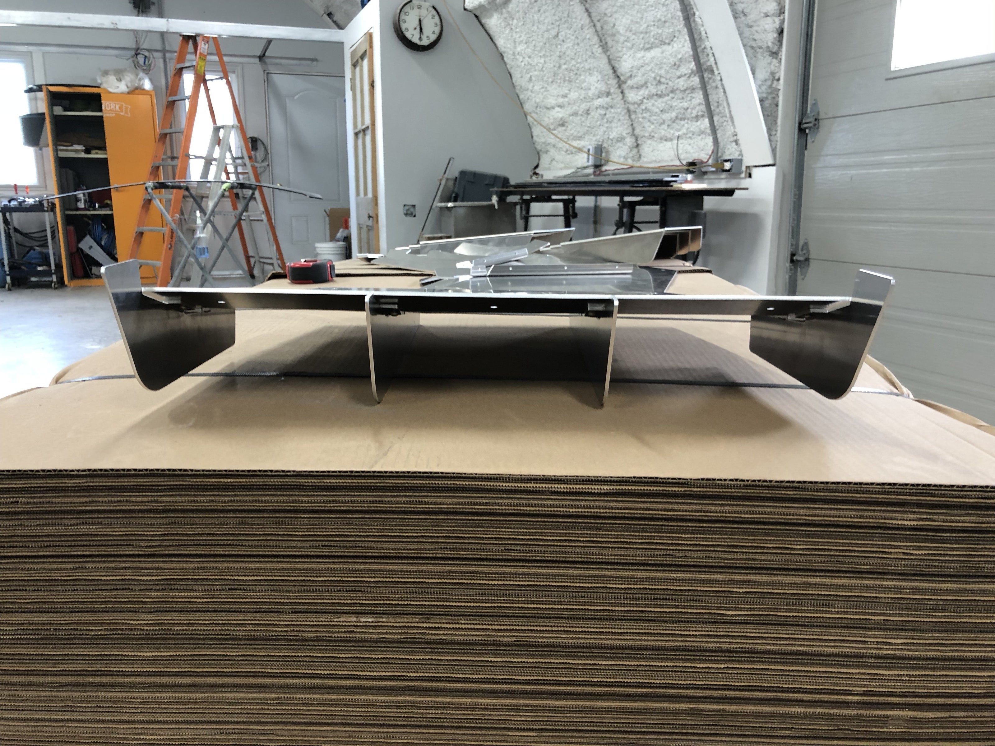 Aluminum Rear Diffuser - 3 Pcs (Universal)