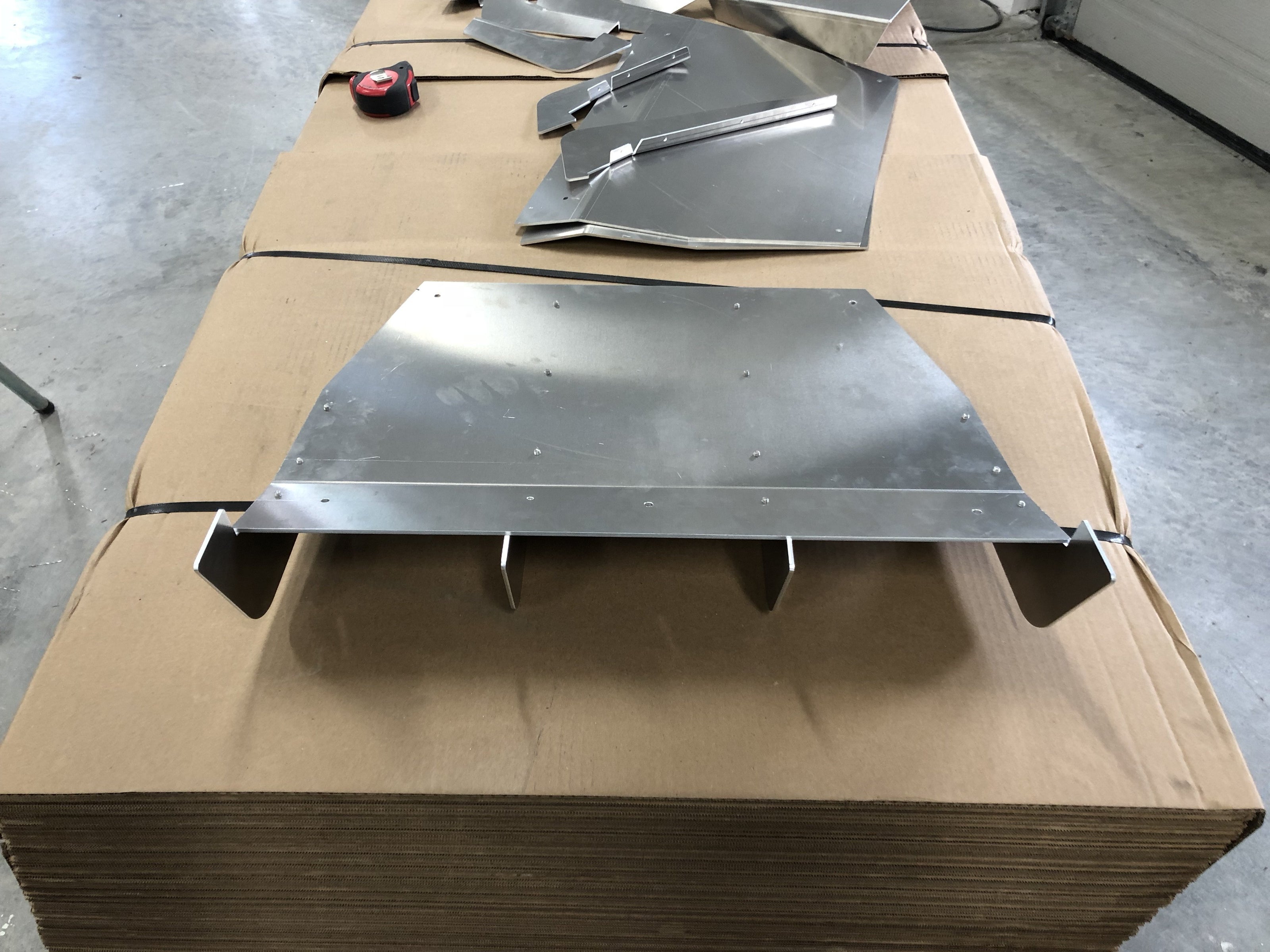 Aluminum Rear Diffuser - 3 Pcs (Universal)