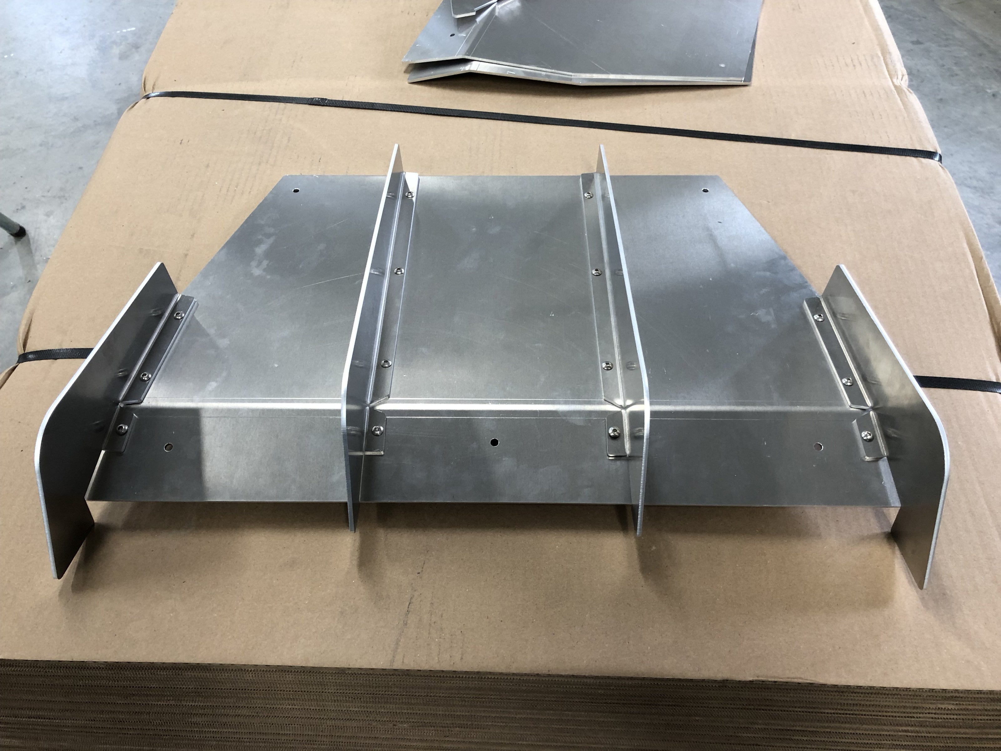 Aluminum Rear Diffuser - 3 Pcs (Universal)