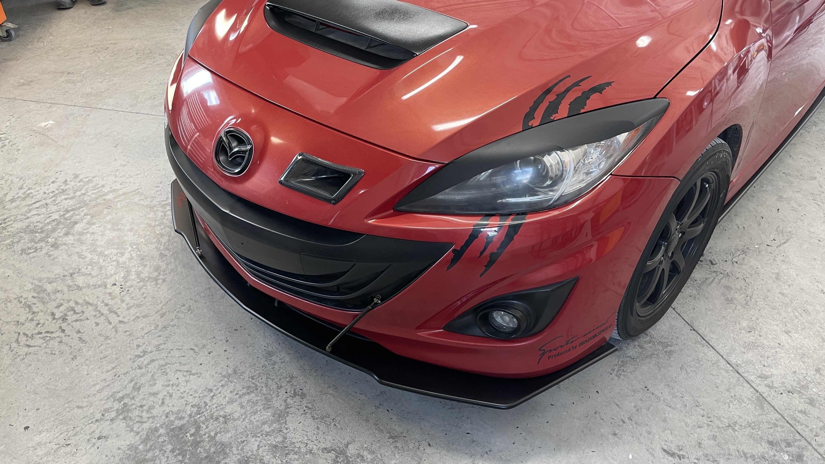 Front Splitter - Mazda 3 Speed 10-13