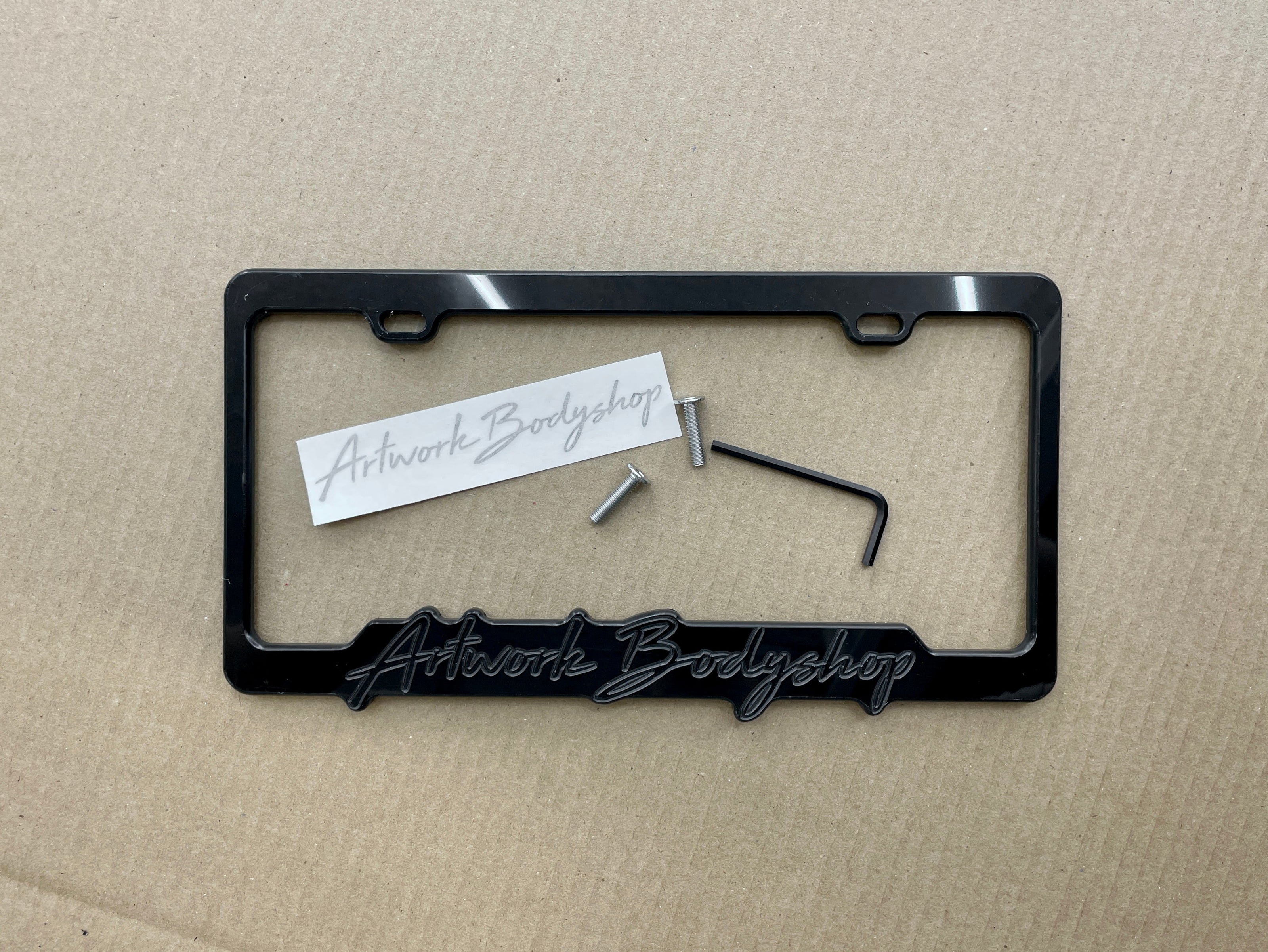 Licence Plate Frame - Artwork Bodyshop