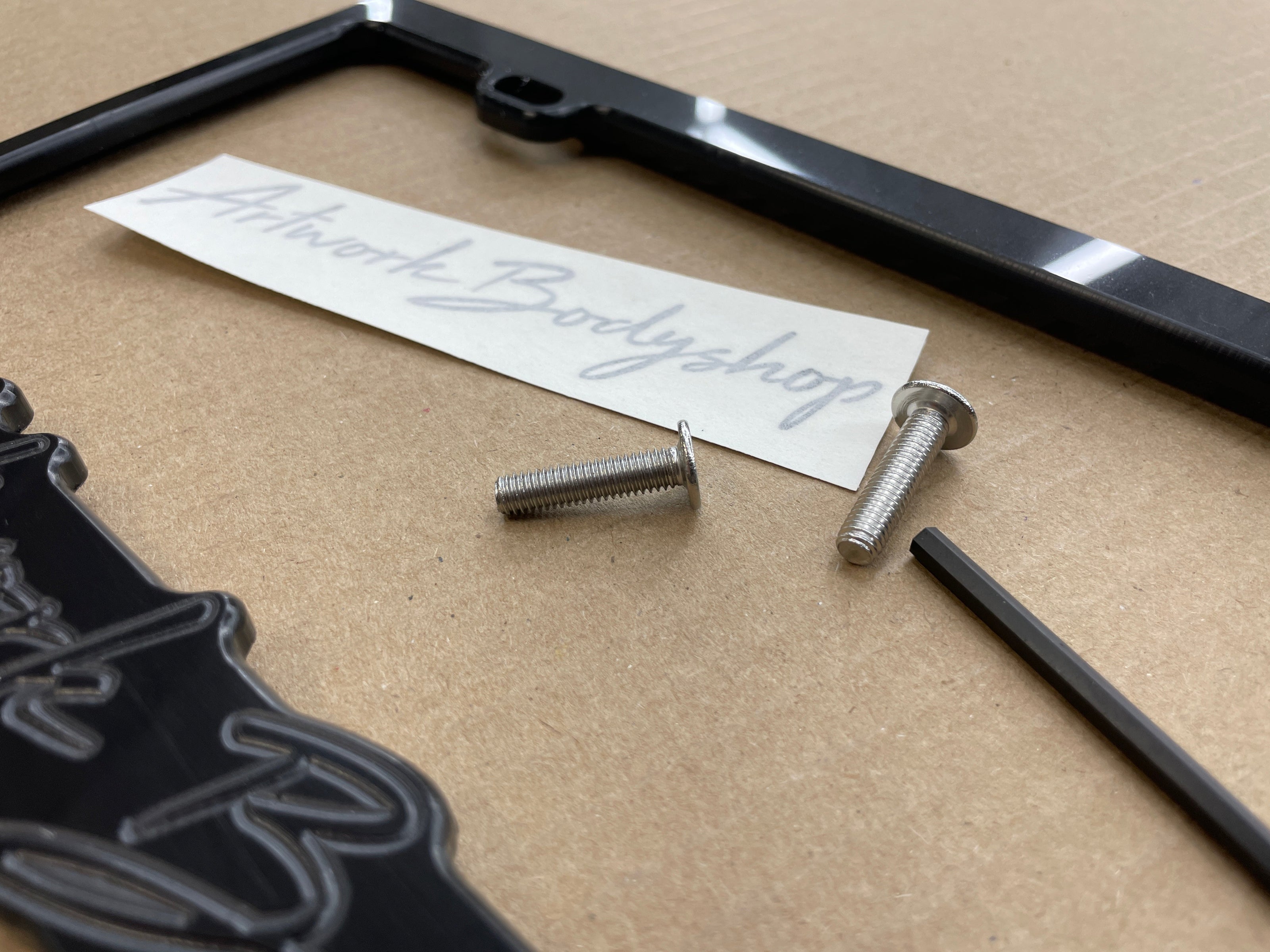 Licence Plate Frame - Artwork Bodyshop