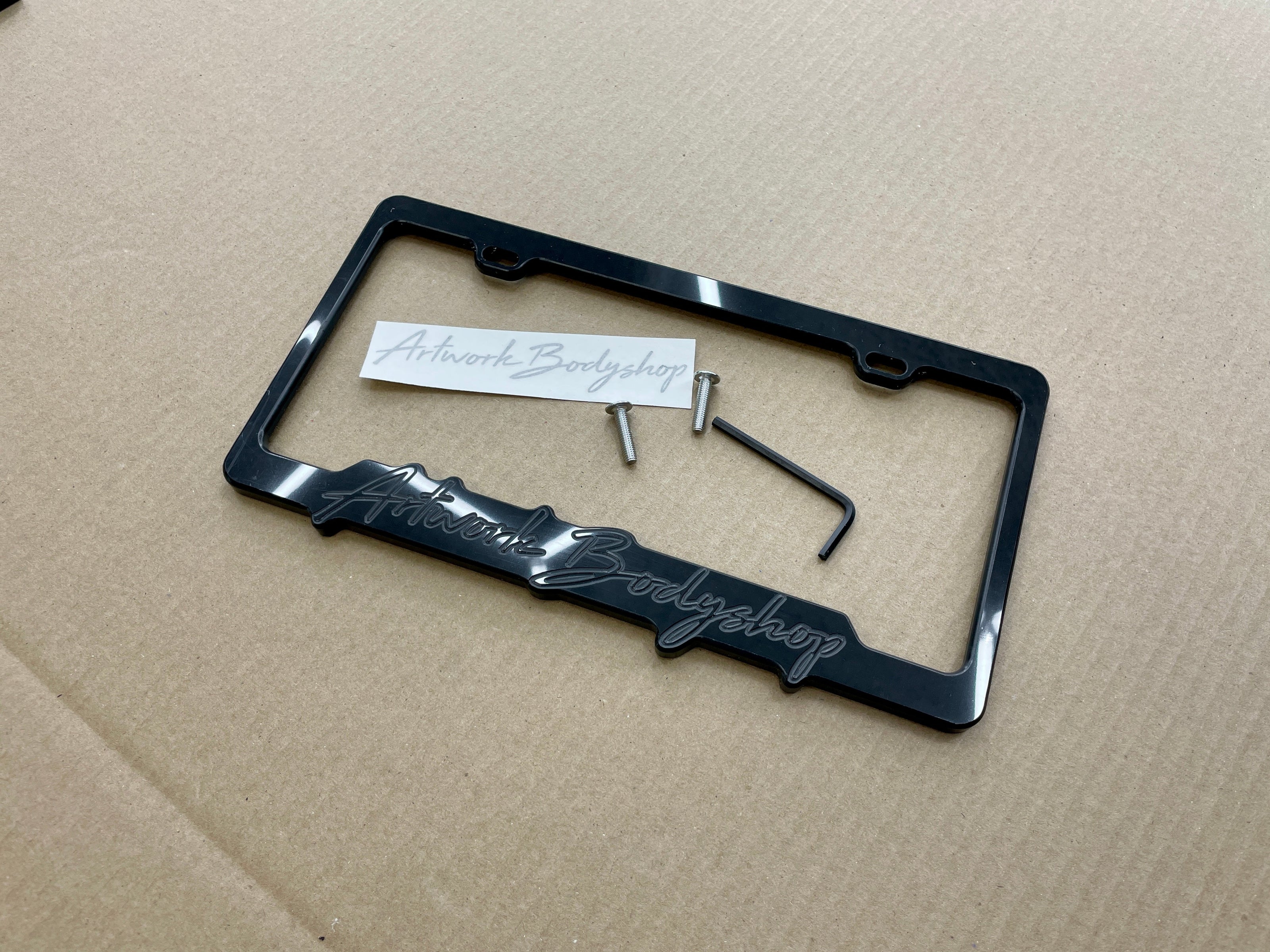 Licence Plate Frame - Artwork Bodyshop