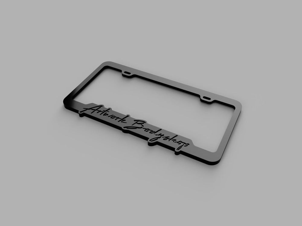 Licence Plate Frame - Artwork Bodyshop