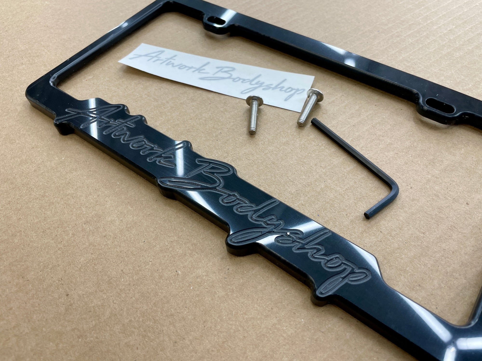 Licence Plate Frame - Artwork Bodyshop