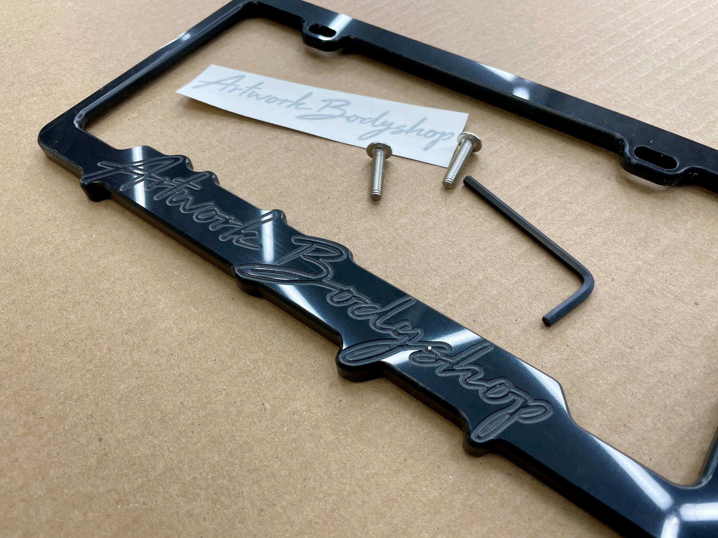 Licence Plate Frame - Artwork Bodyshop