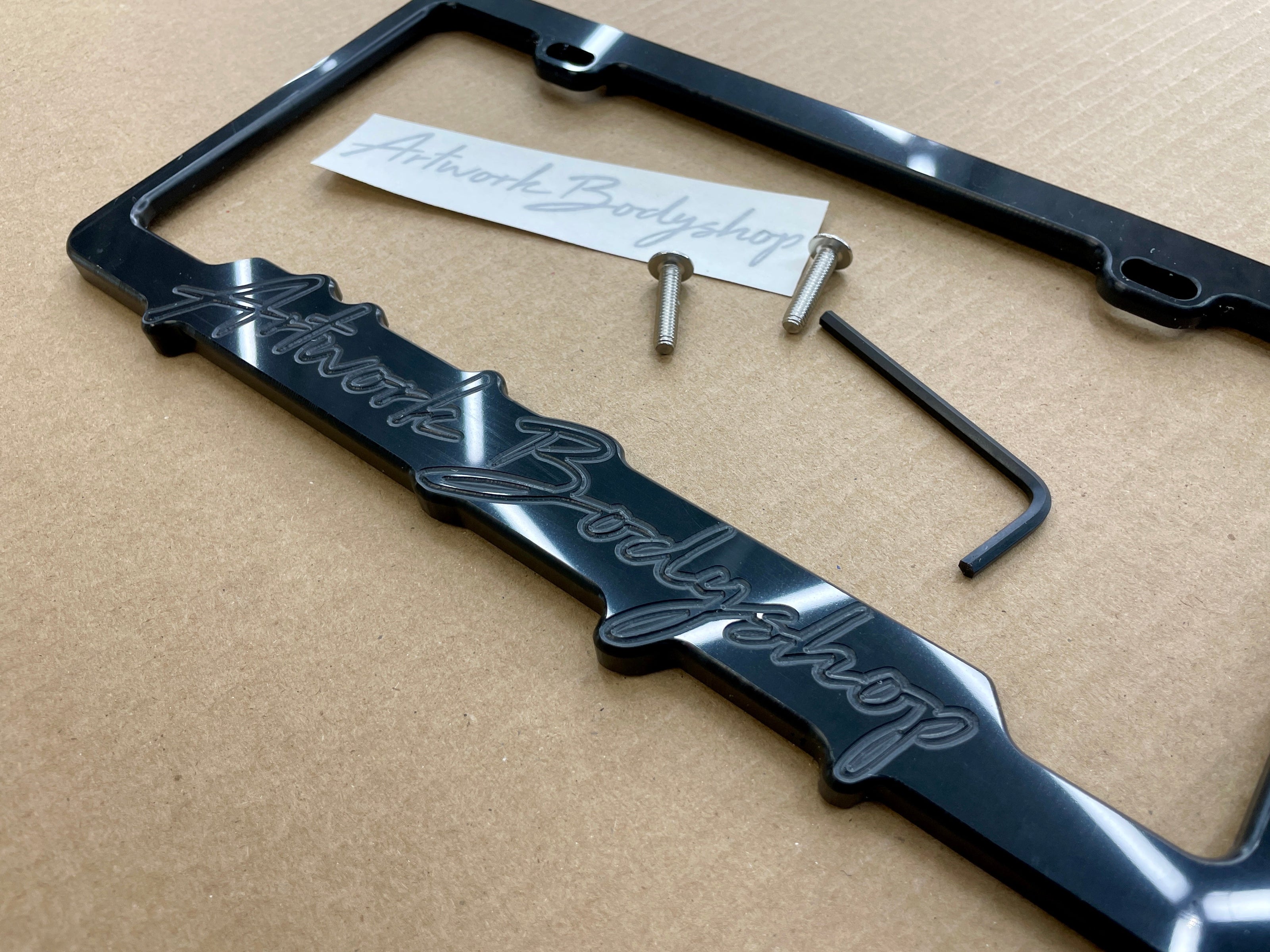 Licence Plate Frame - Artwork Bodyshop