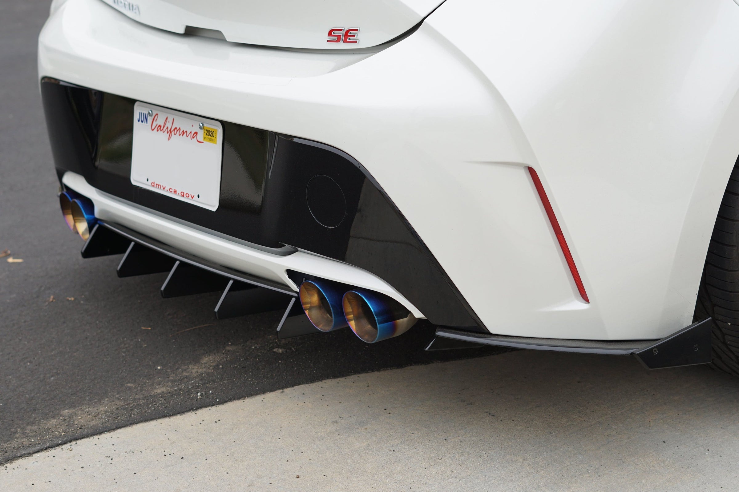Rear Diffuser (3 piece) - Toyota Corolla SE / XSE Hatchback 19-21