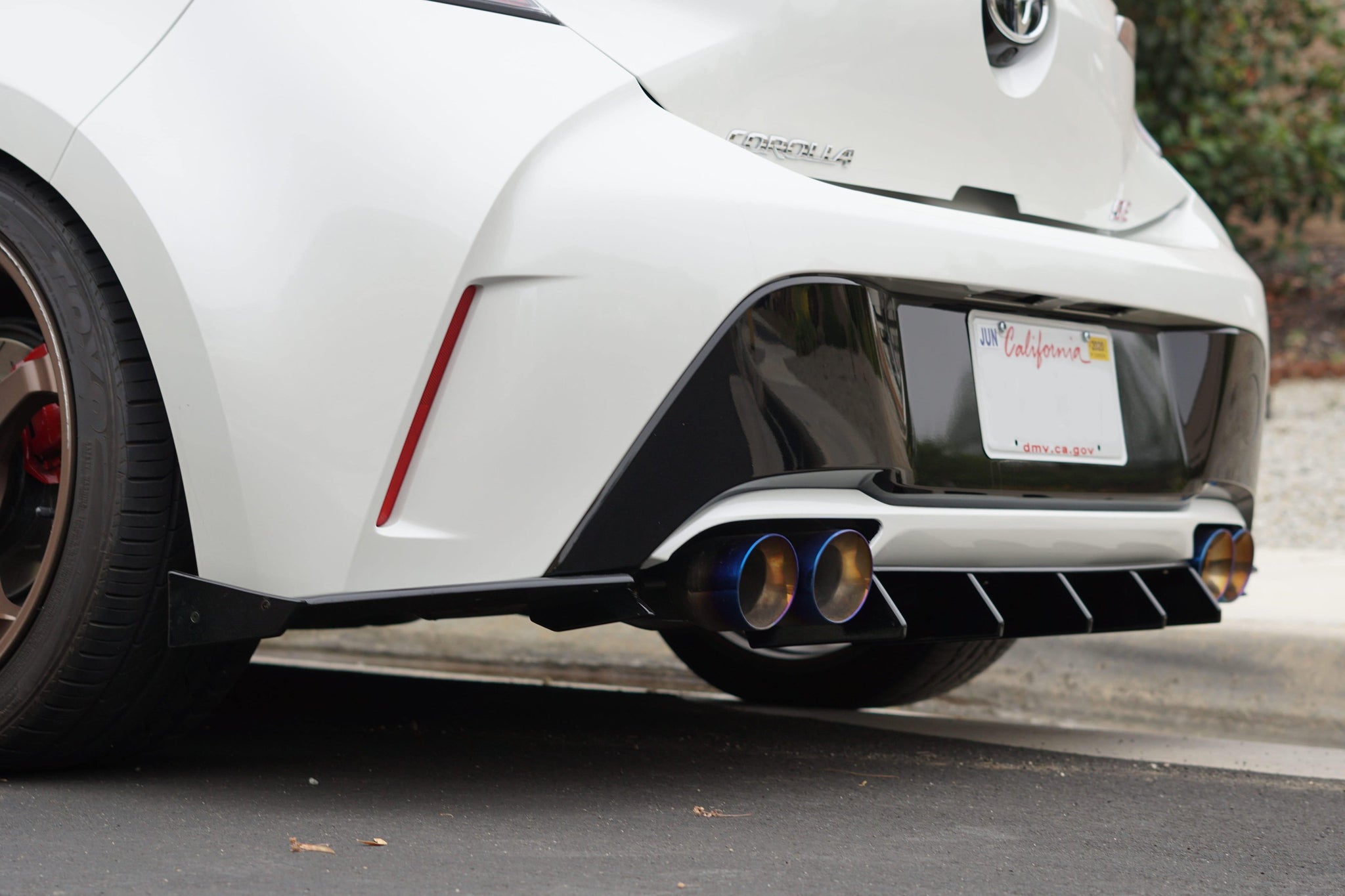 Rear Diffuser (3 piece) - Toyota Corolla SE / XSE Hatchback 19-21