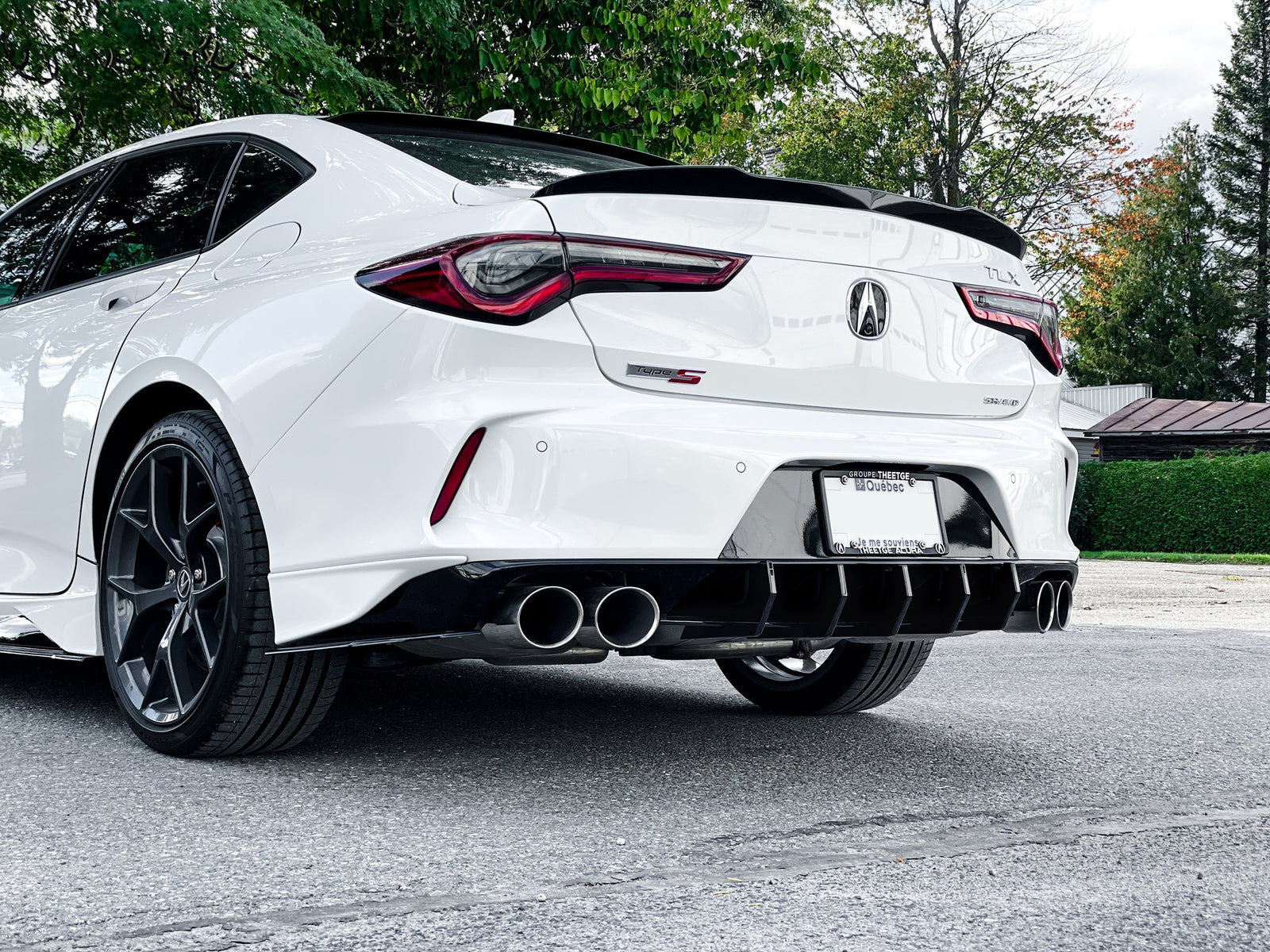 Rear Diffuser - Acura TLX TYPE-S 2021-2024