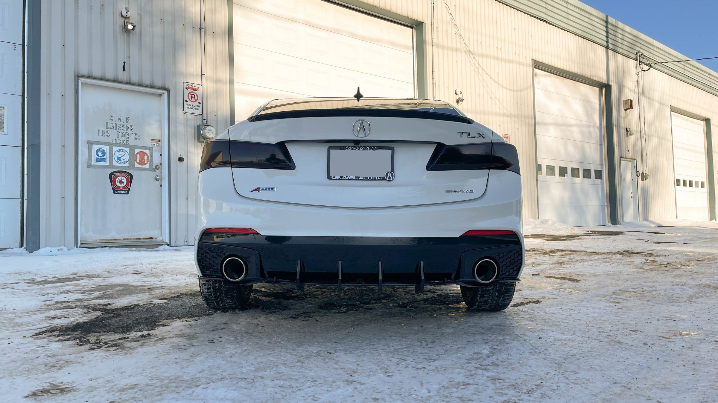 Rear Diffuser - Acura TLX 2018-2020 (A-SPEC)