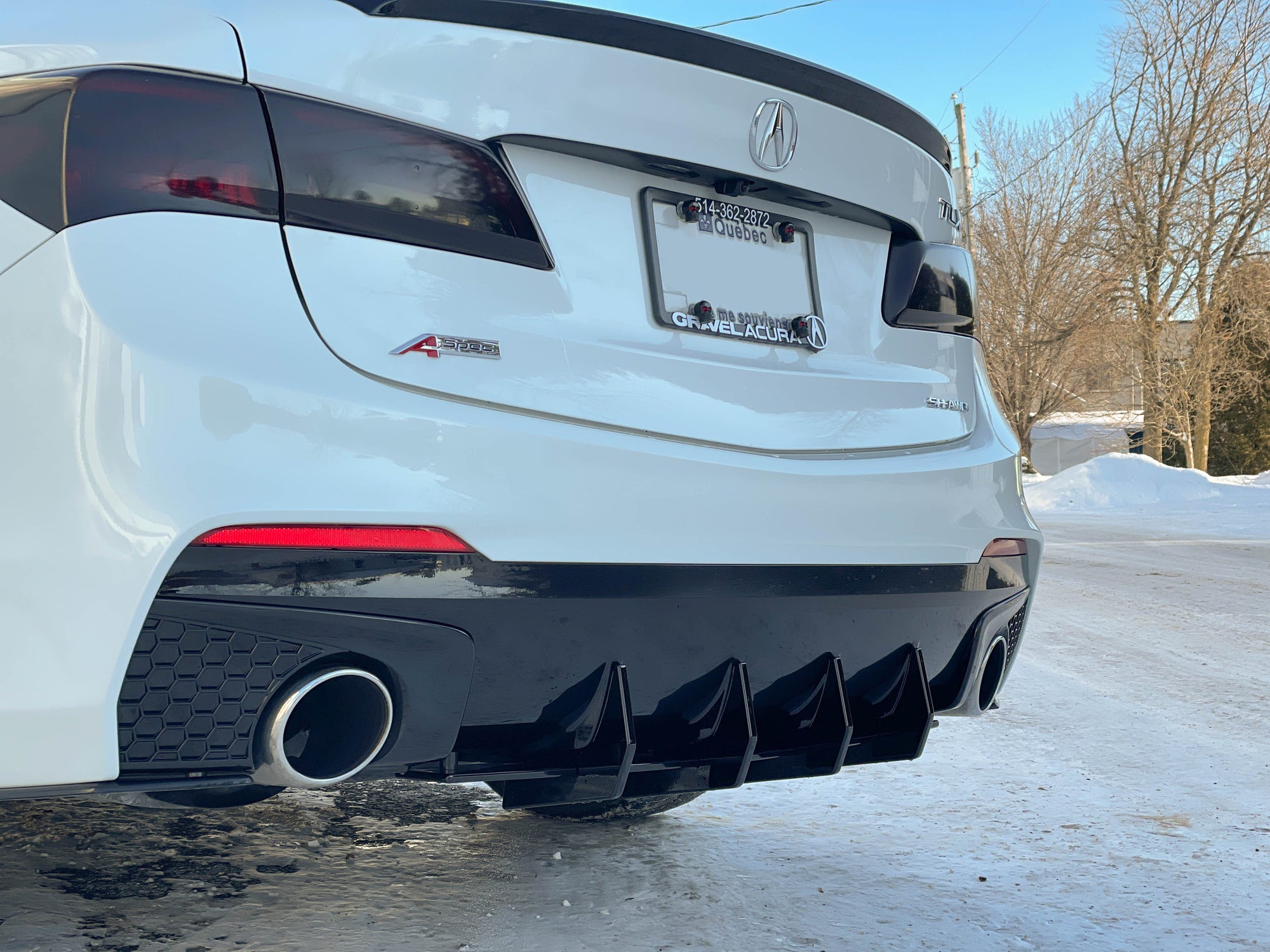 Rear Diffuser - Acura TLX 2018-2020 (A-SPEC)