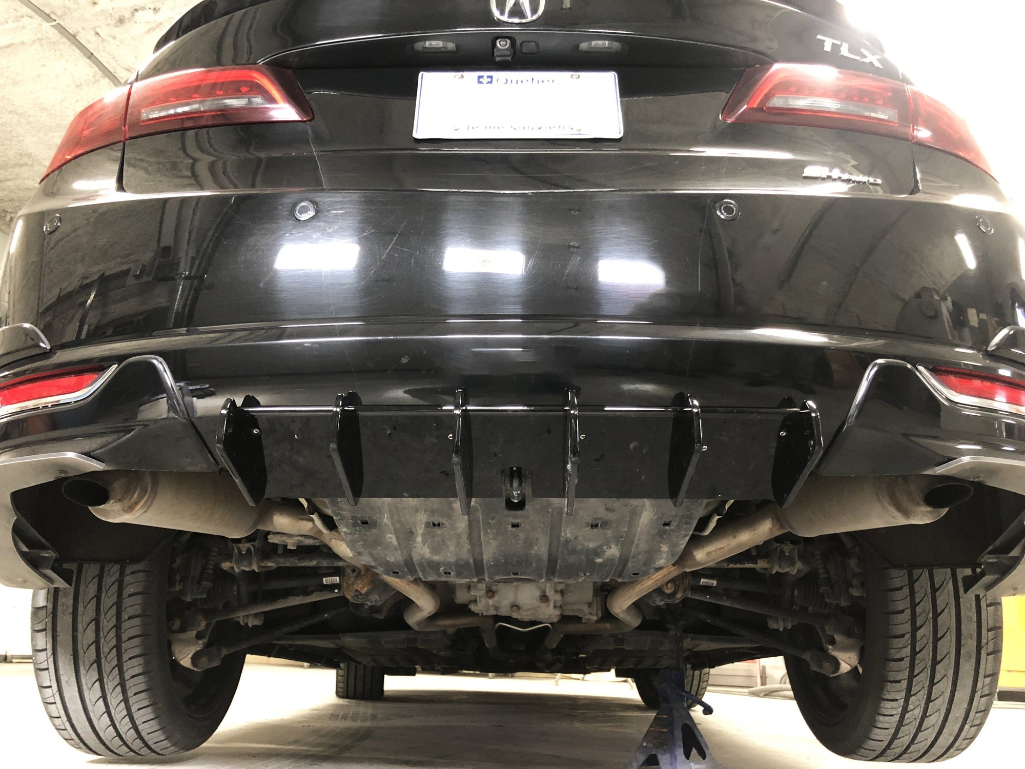 Rear Diffuser OEM style - Acura TLX 2015-2017