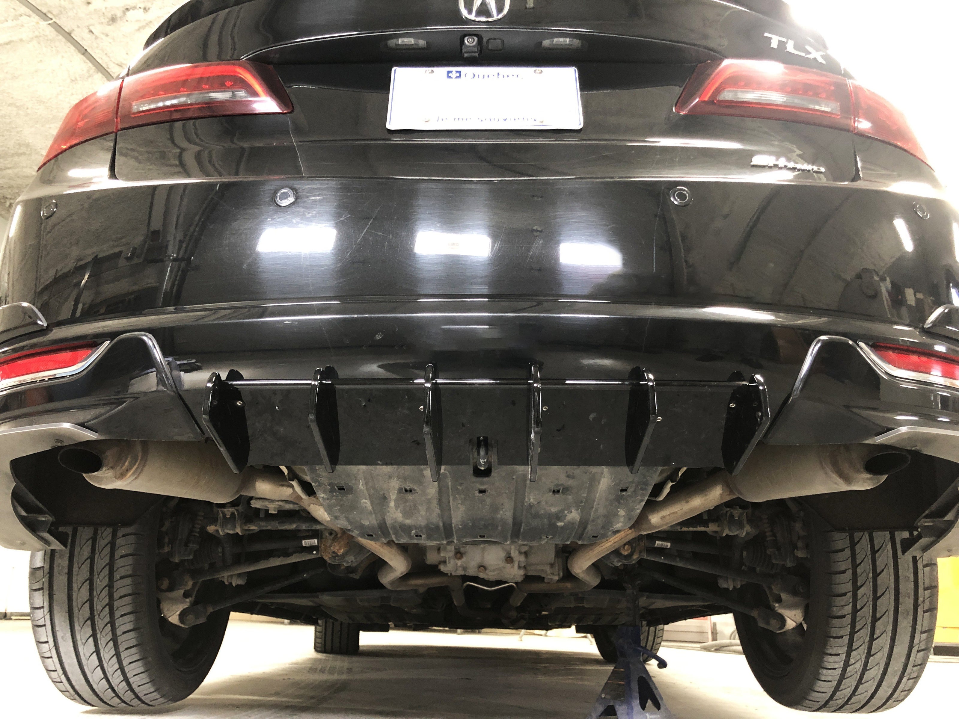 Rear Diffuser OEM style - Acura TLX 2015-2017