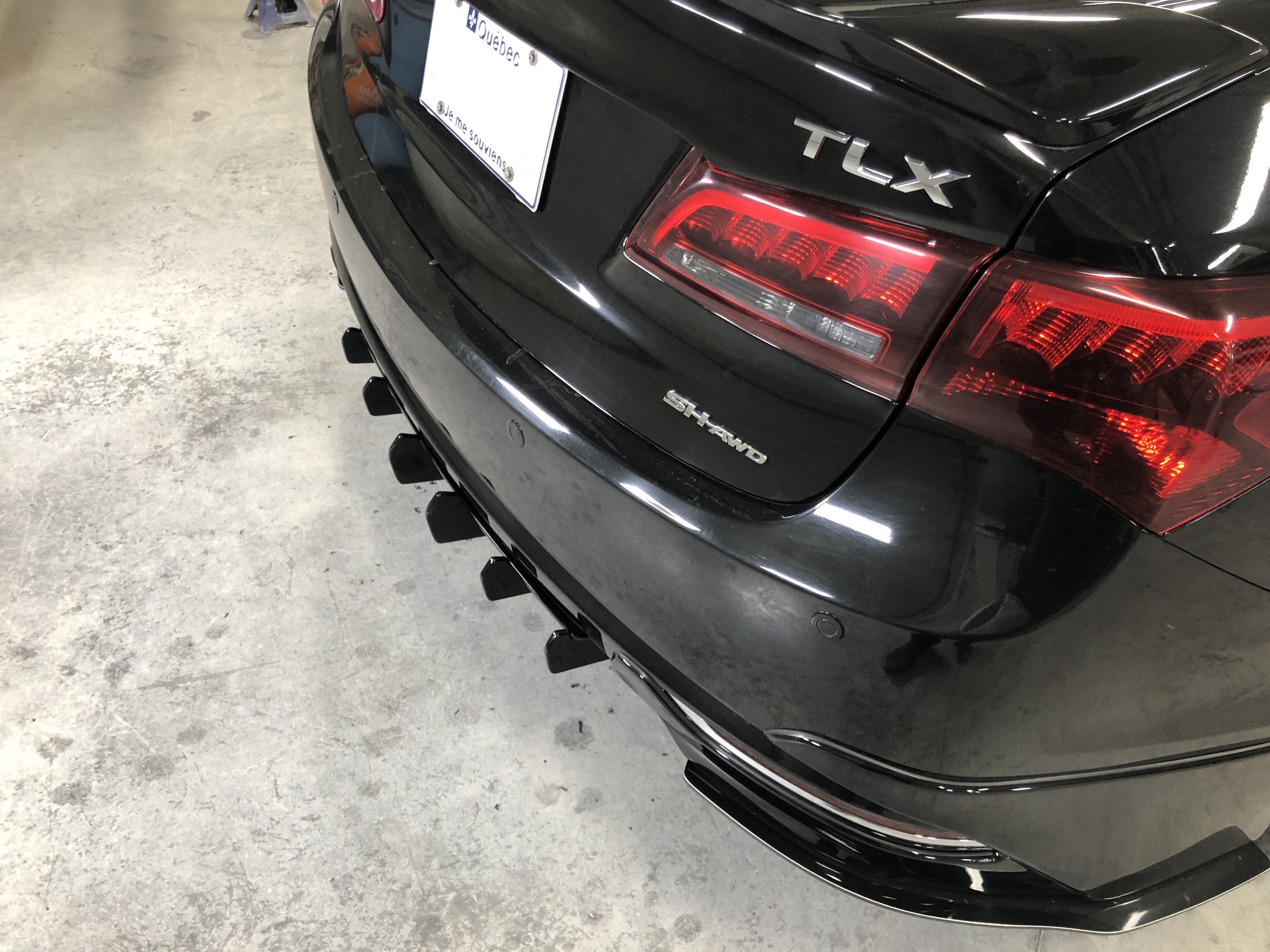 Rear Diffuser OEM style - Acura TLX 2015-2017