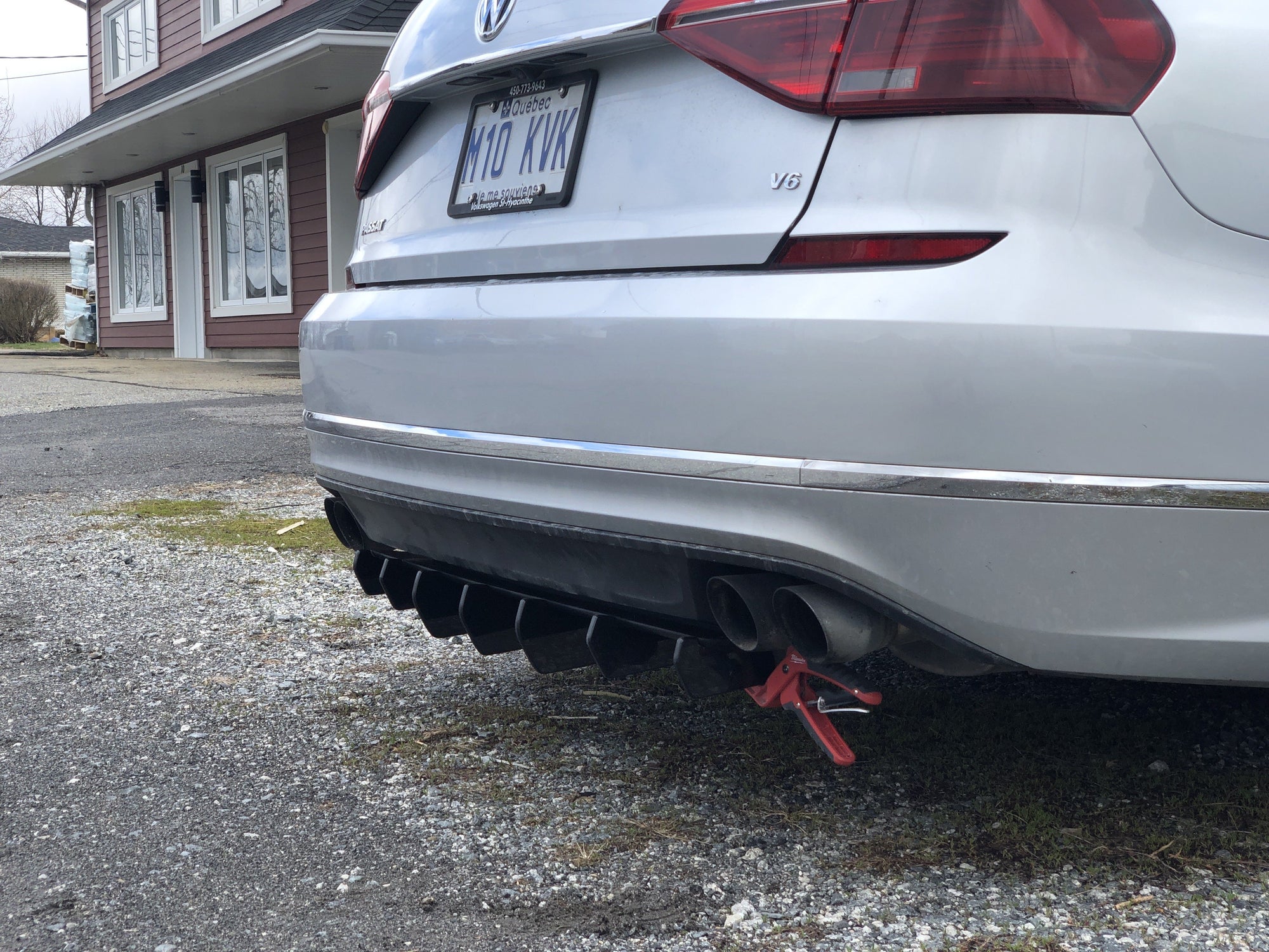Rear Diffuser OEM style - Volkswagen Passat 16-19