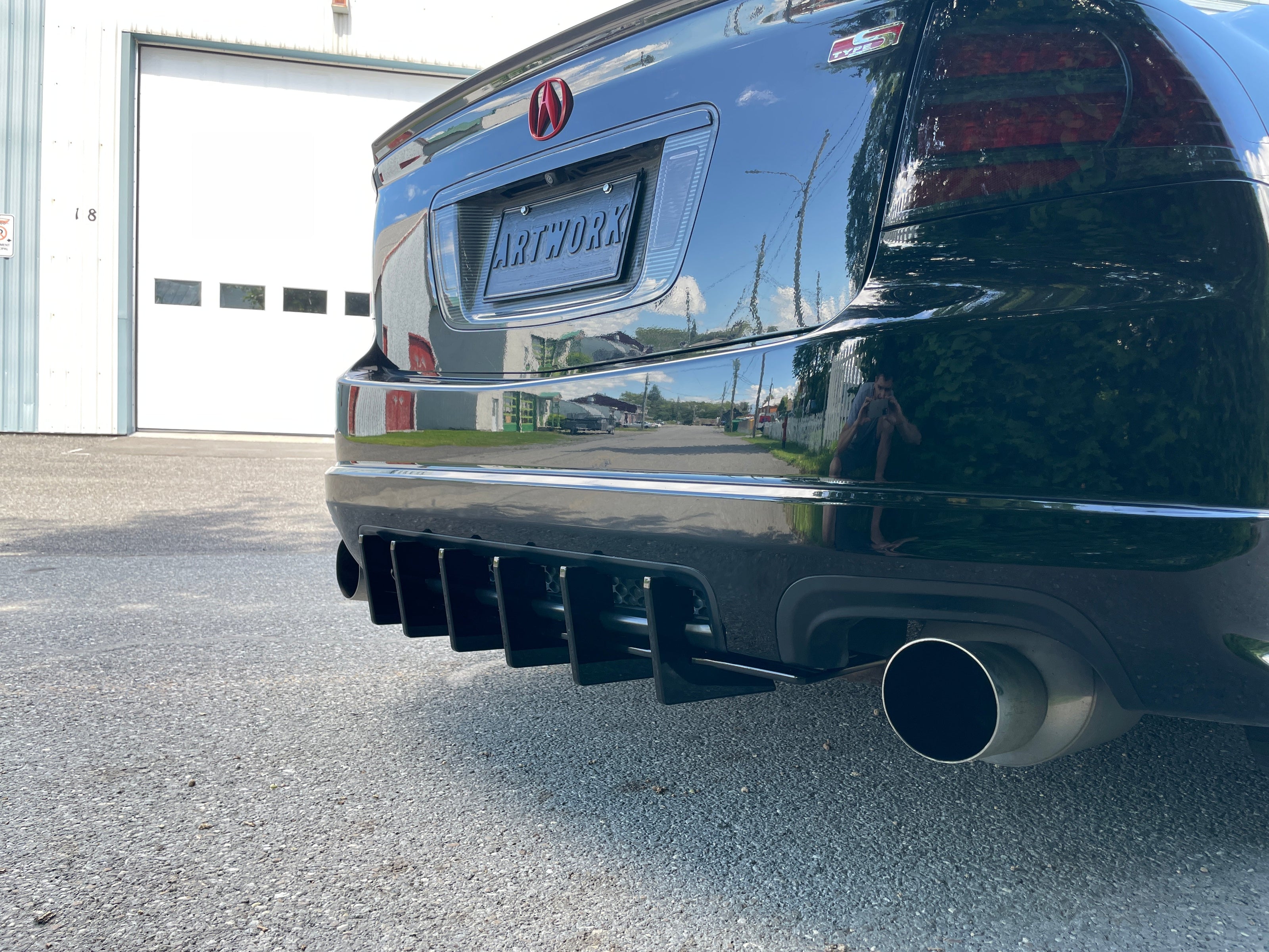 Rear Diffuser V2 (Aggressive) - Acura TL 2004-2008