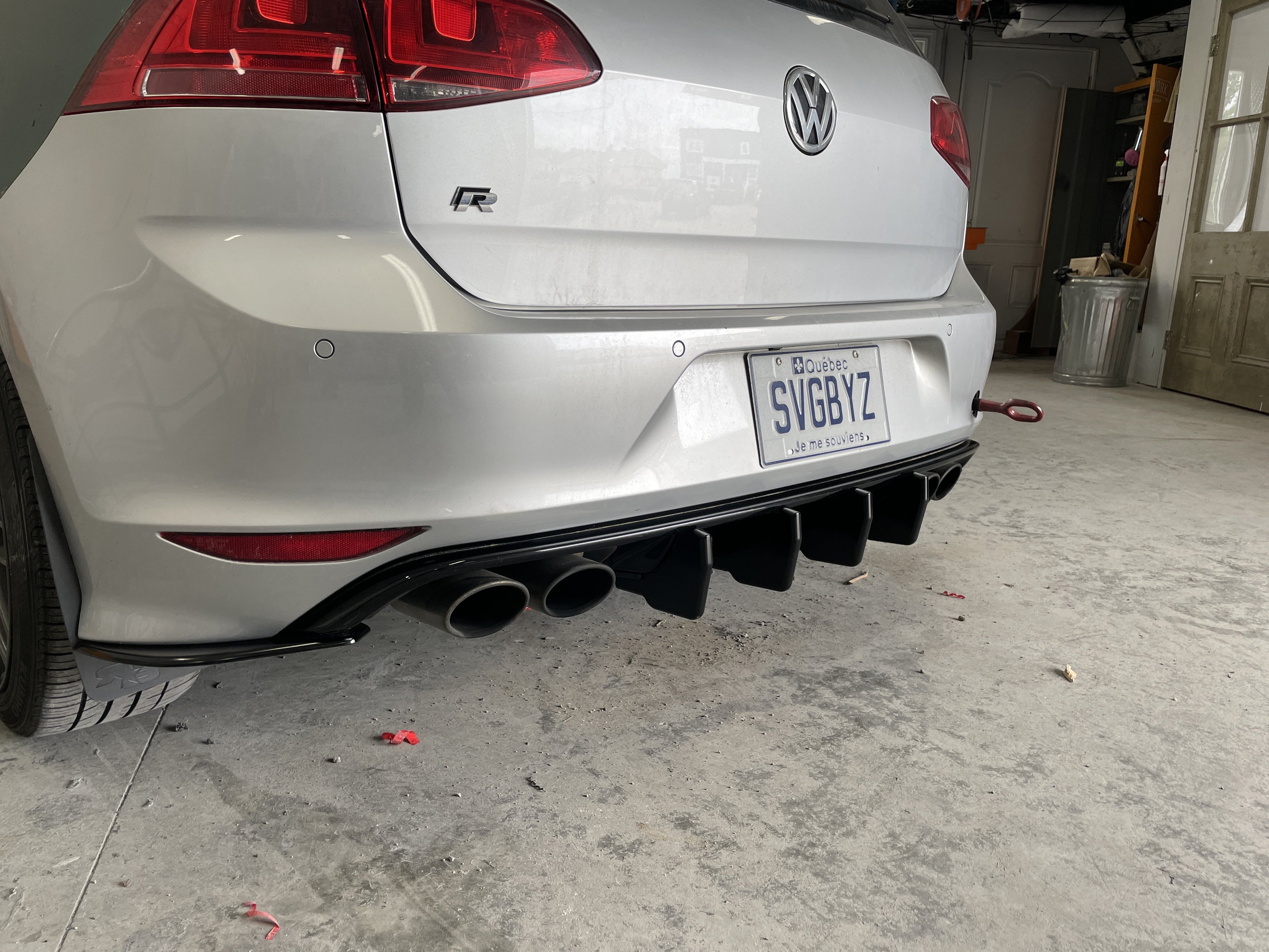 Rear Diffuser - Volkswagen Golf R MK7